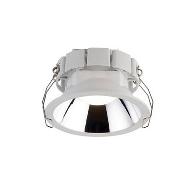 Luminosa Lighting Luminosa Shield Fire Rated Bezel Chrome Recessed ...