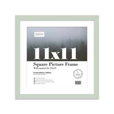 "11X11"" Mint Green Picture Frame - 11X11"" Square Frame With 10X10 ...