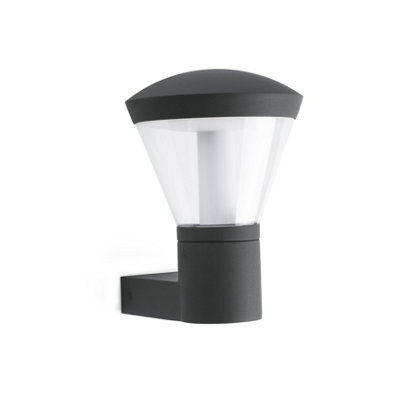 Luminosa Lighting Luminosa Shelby Led Outdoor Wall Light Dark Grey Ip44 ...