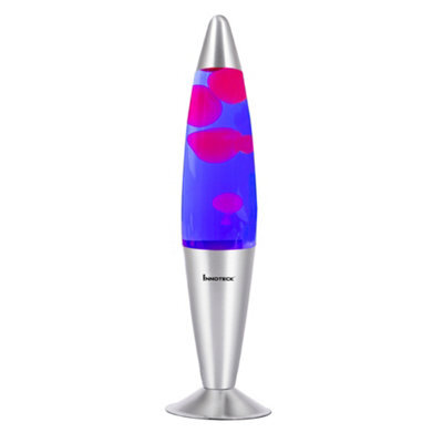 "Innoteck 16"" Soothing Motion Lava Lamp - Pink Lava, Purple Liquid ...