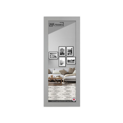 "AK Frames 24X8"" Light Grey Poster Frame - Modern Picture Frame For ...