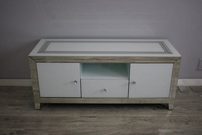 ABC Bianco Rectangle Shape Tv Unit / Space-Saving Elegance by B&Q ...