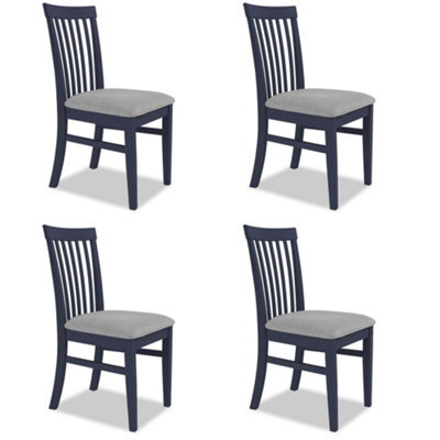 Statement Furniture Florence Highback Upholstered Chairs Set Of 4 ...