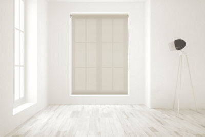 Caecus Blinds Straight Edge Roller Blind Cappuccino 240Cm by B&Q ...