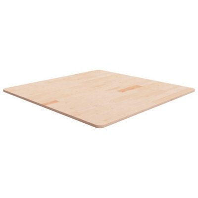 Berkfield Square Table Top 90X90X1.5 Cm Untreated Solid Wood Oak by B&Q ...