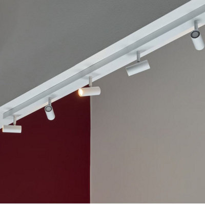 Nordlux Omari Metal Spot Light 3-Level Dimming White,mains Led by B&Q ...