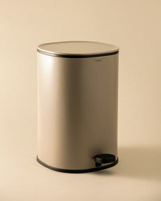 Cosmic Bathroom Bin Trash Can, 5L Capacity, Beige. Collection ...