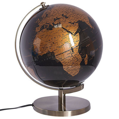 Beliani Modern Globe Led Magellan Black by B&Q | ufurnish.com