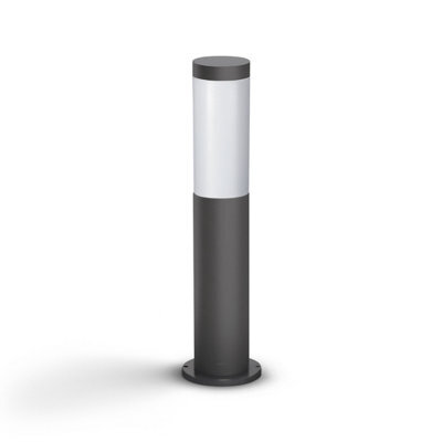 Philips Led Utrecht Outdoor Pedestal Light Anthracite 20W by B&Q ...