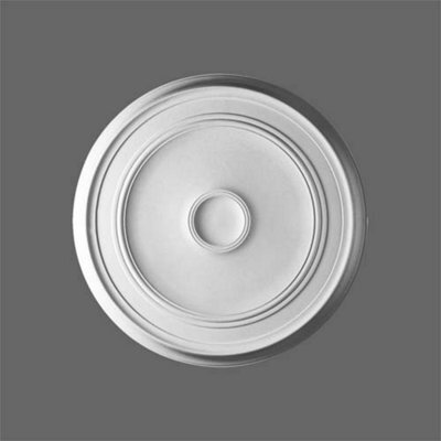 Orac Decor R76 Ceiling Rose Contemporary Lines by B&Q | ufurnish.com