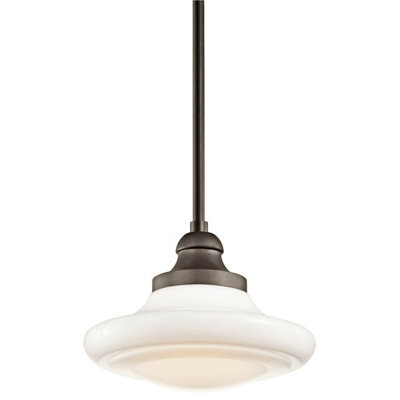 Stylish Olde Bronze 1 Bulb Ceiling Pendant Light Fixture With Led E27 ...