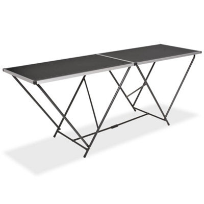 Berkfield Folding Pasting Table Mdf And Aluminium 200X60X78 Cm by B&Q ...