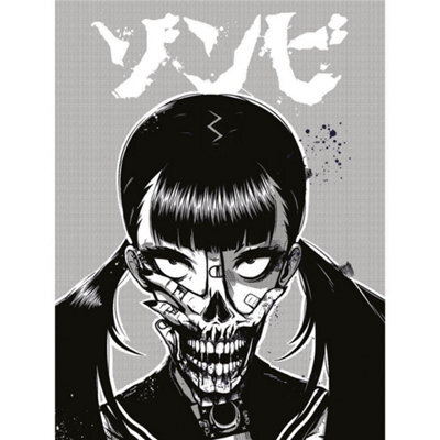 Zombie Makeout Club Death Stare Canvas Print Black/white (80Cm X 60Cm ...
