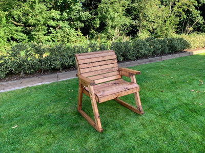 Charles Taylor Trading Charles Taylor Solid Wood Grand Rocker by B&Q ...