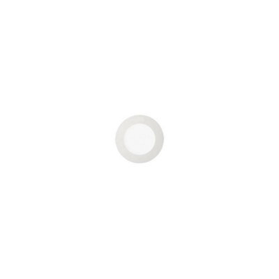 Ideal Lux Groove Led 1 Light Small Round Warm Recessed Spotlight Panel ...