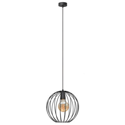 Luminosa Lighting Luminosa Mercure Wire Frame Pendant Ceiling Light ...