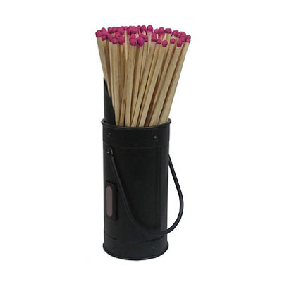 Slemcka Traditional Black Steel Storage Bucket (H)200mm (D)70mm by B&Q ...