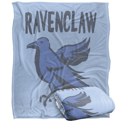 Harry Potter Ravenclaw Doodle Blanket Multicoloured (One Size) by B&Q ...