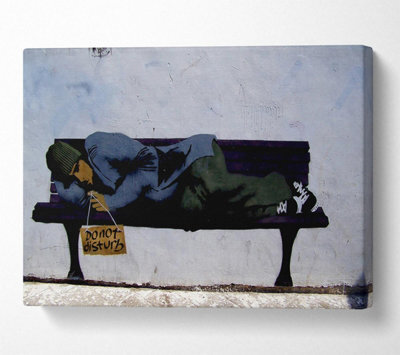 Do Not Disturb Canvas Print Wall Art - Medium 20 X 32 Inches by B&Q ...