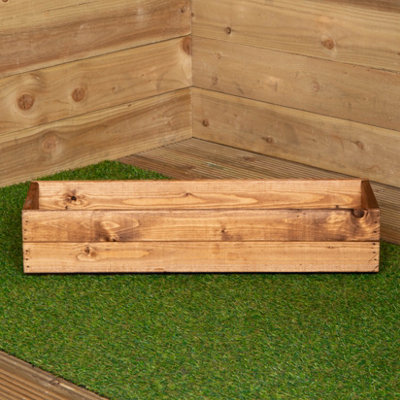 Samuel Alexander Hand Made 76Cm X 23Cm X 14Cm Rustic Wooden Garden ...