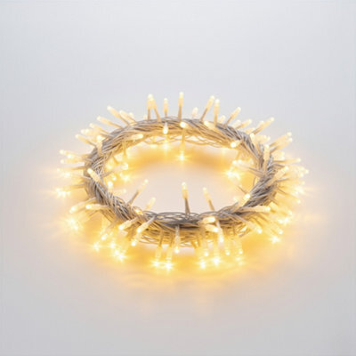 Pegdev - Pdl Led Cluster Lights Warm White White Rubber Cable Mains ...