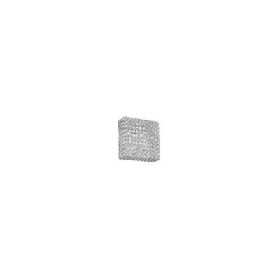 Ideal Lux Admiral 4 Light Small Square Ceiling Flush Light Chrome, G9 ...