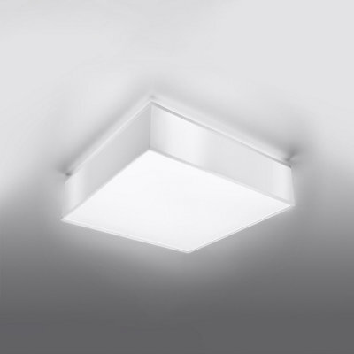 Sollux Lighting Horus Polyvinyl Chloride (Pvc) White 4 Light Classic Ceiling Light by B&Q ...