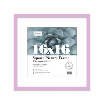 "16X16"" Lilac Picture Frame - 16X16"" Square Frame With 14X14"" Mount ...