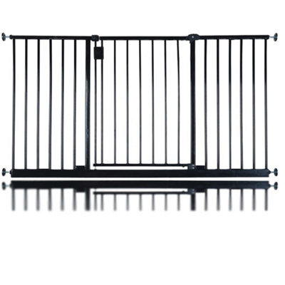Safetots Extra Wide Hallway Gate, 140Cm - 146Cm, Black, Pressure Fit ...