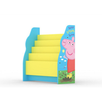 Kidsaw Peppa Pig Sling Bookcase, Green, Cream, Childs by B&Q | ufurnish.com