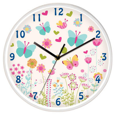 Walplus Summer Dream Kids Wall Clock - Children Clock For Bedrooms ...