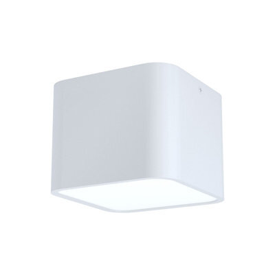 Elegant White Aluminium Square Downlight For Walls And Ceilings - 1 X ...