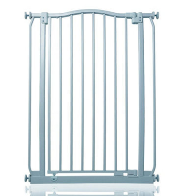 Safetots Extra Tall Curved Top Safety Gate, 71Cm - 80Cm, Matt Grey ...