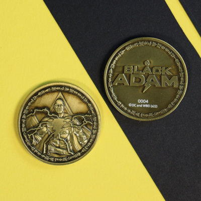 Dc Black Adam Limited Edition Collectible Coin by B&Q | ufurnish.com