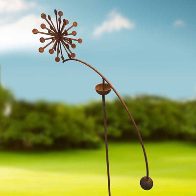 Poppy Forge Allium Wind Rocker Single Bare Metal/ready To Rust - Steel ...