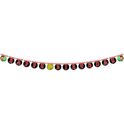 Jake And The Never Land Pirates Yo Ho Banner Black/red (One Size) by B ...
