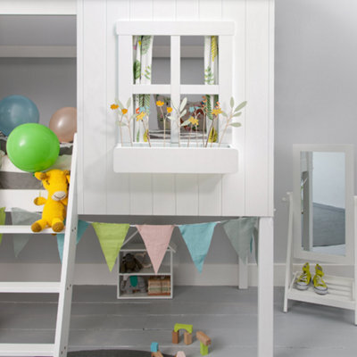 Nöa & Nani Window & Flower Trough Accessory For Treehouse Bed In White ...