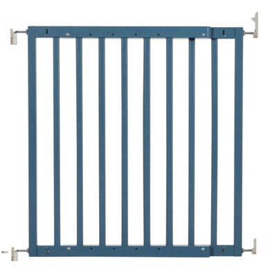 Safetots Chunky Wooden Screw Fit Stair Gate, Azure Blue, 63.5Cm - 105 ...
