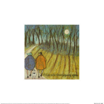 Sam Toft Its Like Were Forever Beginning Poster Green/blue/brown (30Cm ...