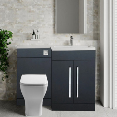 ARKO BATHROOM Arko Tana 1100mm Bathroom Vanity Unit Set Basin Sink ...