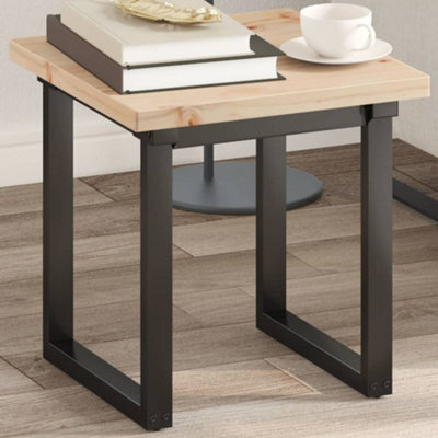 Berkfield Table Top 40X40X2.5 Cm Square Solid Wood Pine by B&Q ...