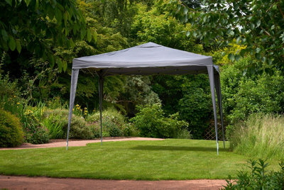 Glendale Garden & Leisure Glendale Easy Up Gazebo 3X3M Grey by B&Q ...