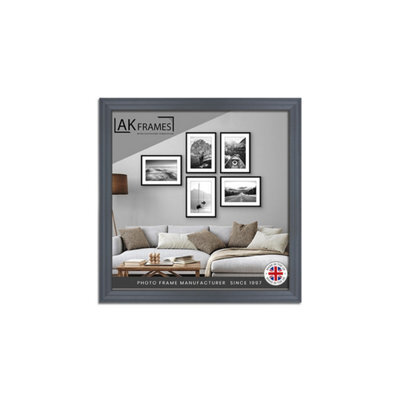 "AK Frames 17X17"" Classic Dark Grey Modern Picture Frame - Poster ...