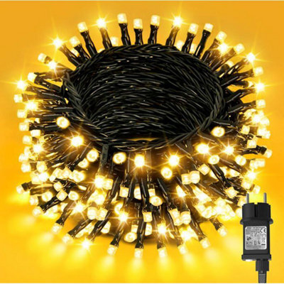 String Lights 30M 300 Led Waterproof Warm White Christmas Tree Outdoor ...