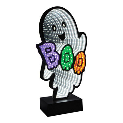 Global Gizmos Ghost Halloween Light - Infinity Mirror Decoration by B&Q ...