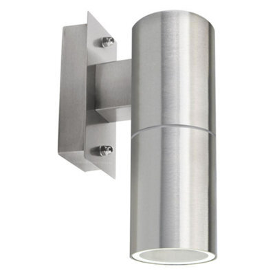 Long Life Lamps Company Stainless Steel Single Up Or Down Outdoor Wall ...