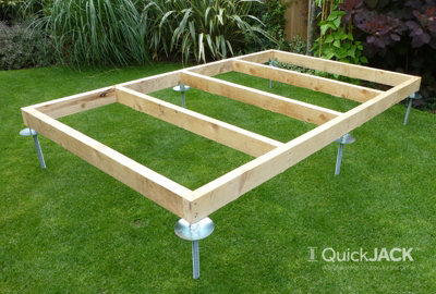 Quickjack 9Ft X 11Ft Shed Base Kit (No Timber Included) by B&Q ...
