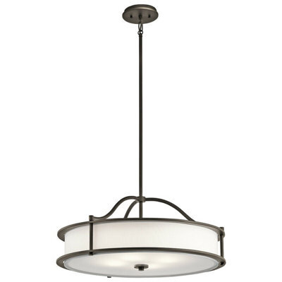 Stylish 4-Bulb Ceiling Pendant Light In Classic Pewter Finish by B&Q ...