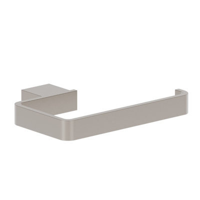 Plum&clay Emilia Brushed Nickel Toilet Roll Holder by B&Q | ufurnish.com