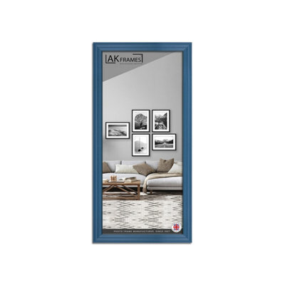 "AK Frames 16X9"" Classic Navy Blue Modern Picture Frame - Poster Frame ...
